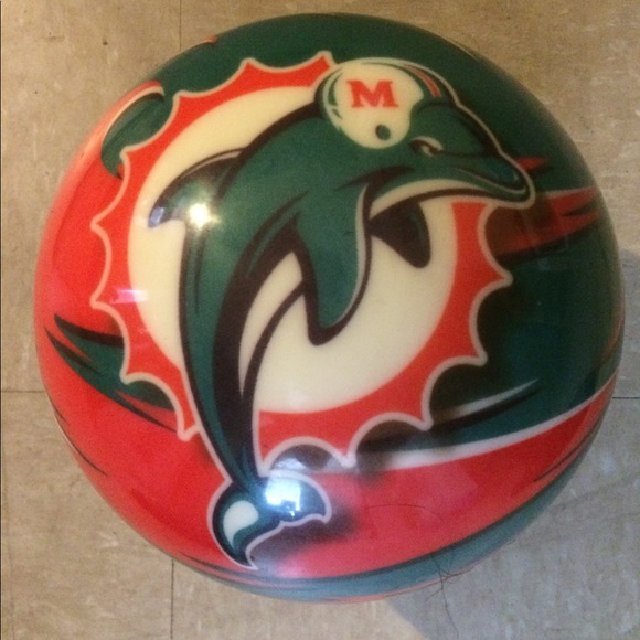 Other | Vintage Miami Dolphins Bowling Ball | Poshmark